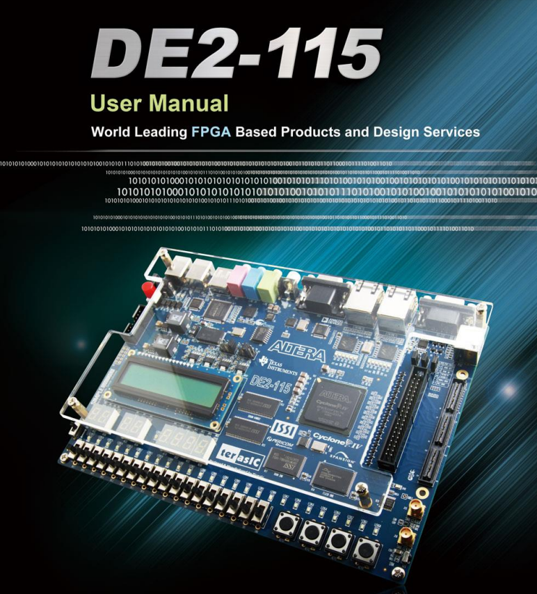 基于DE2-115开发板的数字钟verilog电子钟电子表时钟